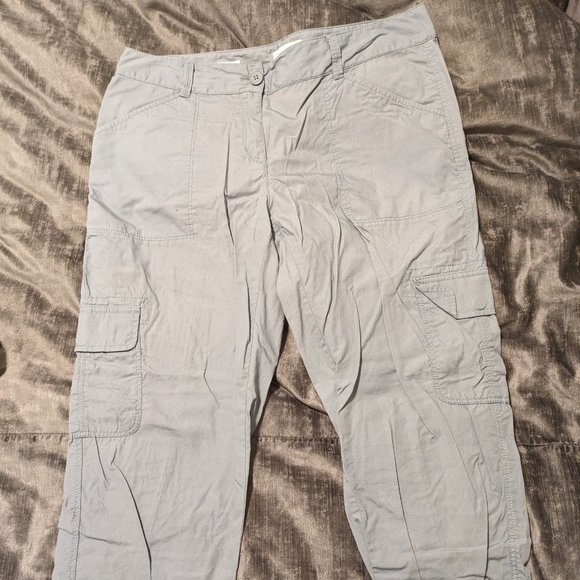 LOFT | Pants & Jumpsuits | Loft Light Blue Cargo Pants | Poshmark